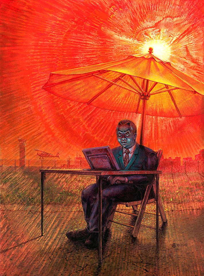 At the End of the Day (original painting) » The River's Edge