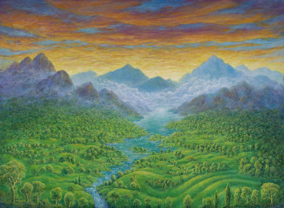 Terraform (original painting) » The River's Edge